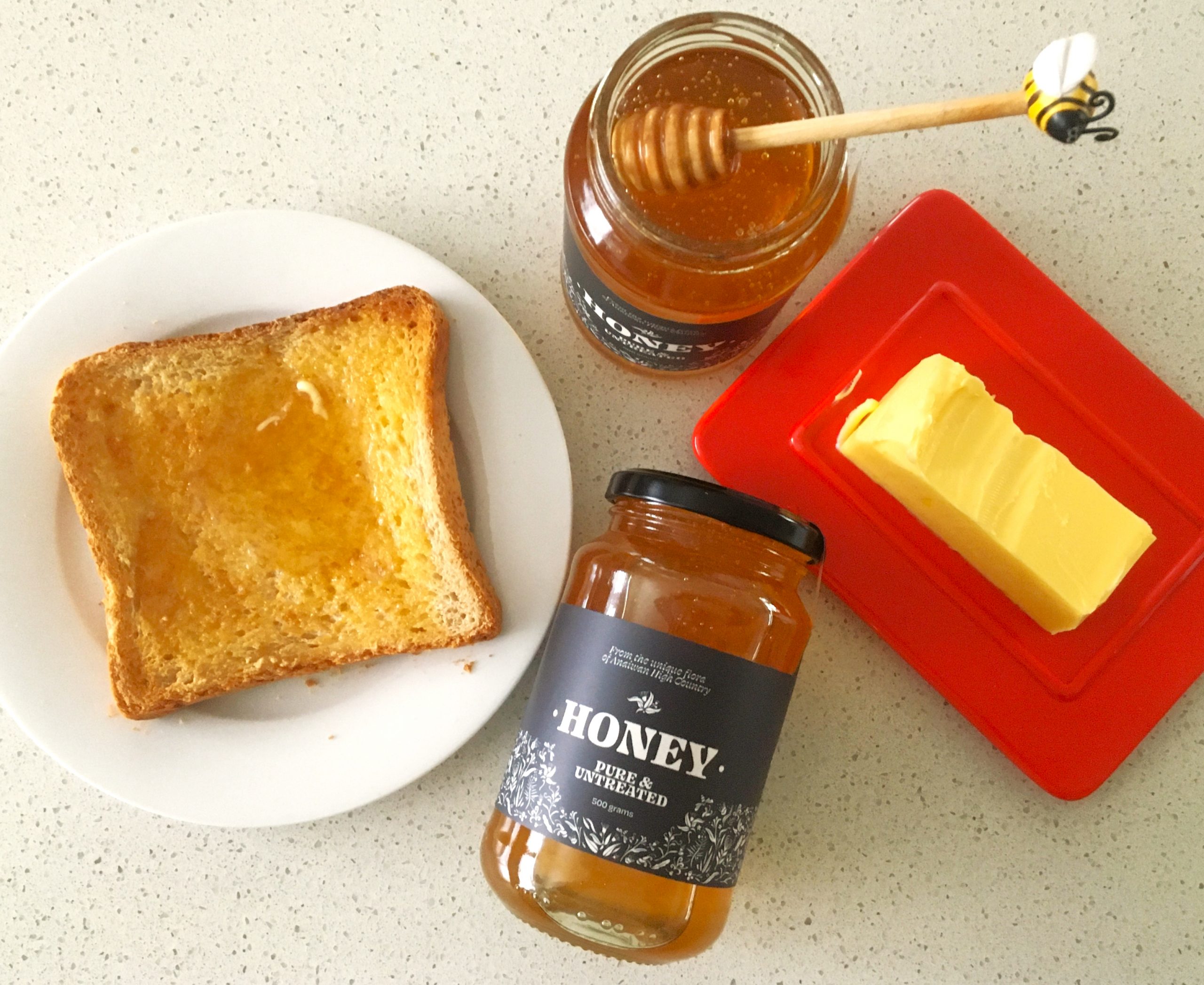 Blessed Bee Yellow Box Honey (500g) - Good Life Beef